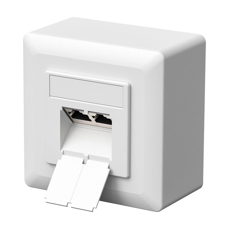 FGB CAT6a Universal Netzwerkdose Anschlussdose Datendose Netzwerkbuchse ...