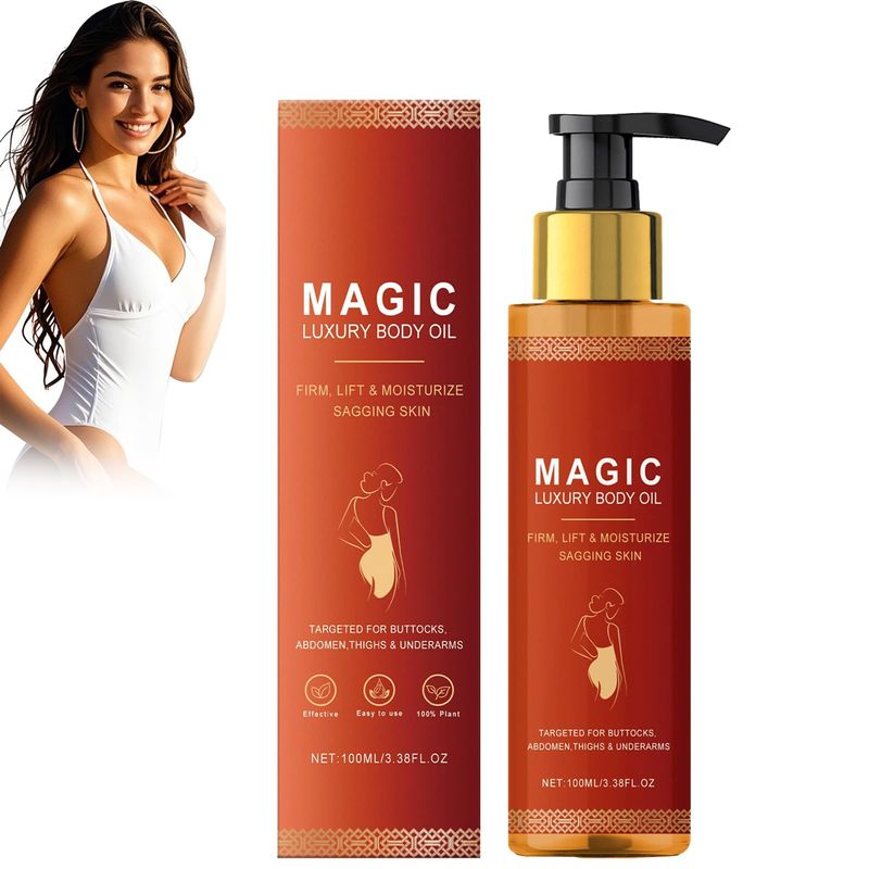 Magic Body Oil, Glow Remedy Oil Tightens and Lifts Saggy Skin, Glows ...