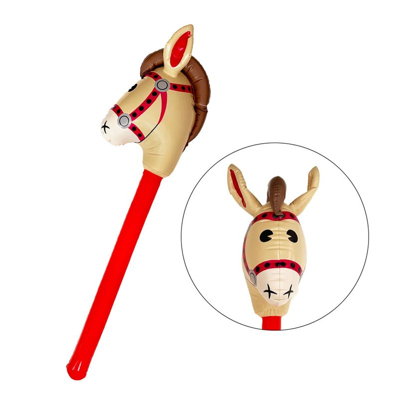 Oblique Unique® Inflatable Horse Rod Pony Horse Head for Children's ...