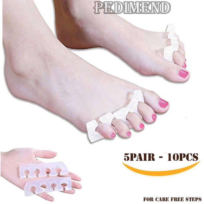 Toe Separators by PEDIMEND (5PAIR), Finger Toe Separators - Soft Toe ...