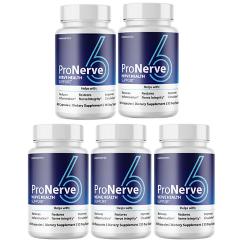 ProNerve 6 Nerve Health Support 5 Bottles 300 Capsules - Online ...