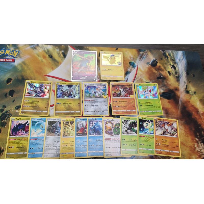 Legendary/Mythical Pokémon Lot, 16 Cards Including Rares, Holos, V, And ...