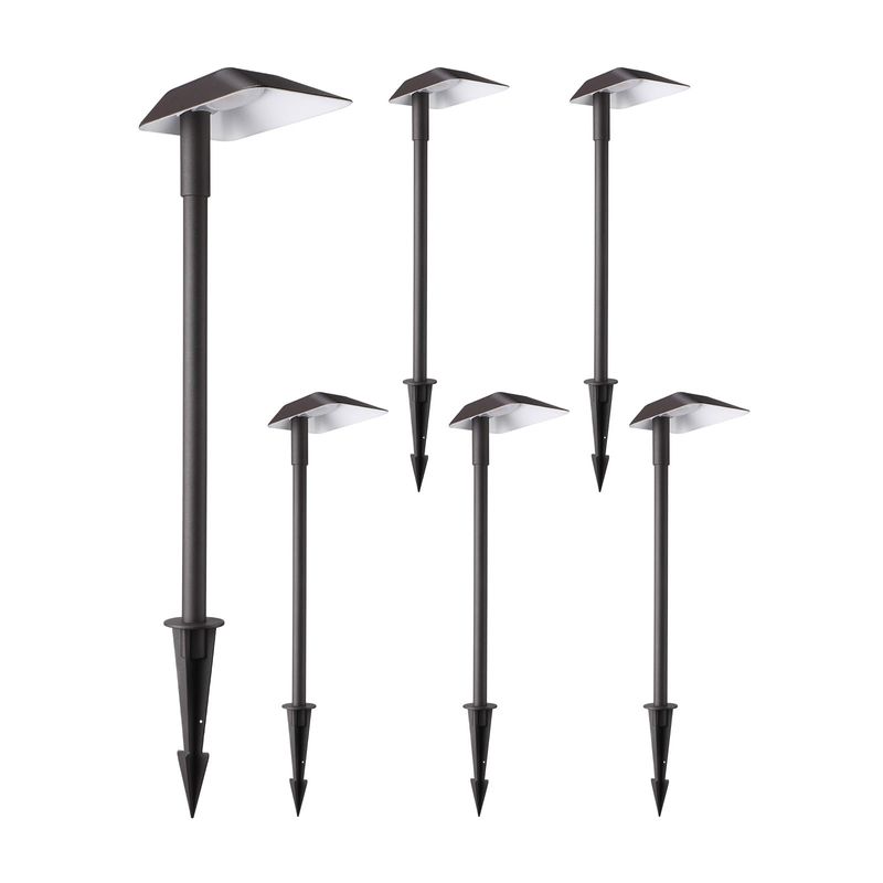 LEONLITE LED Low Voltage Landscape Lights, 5W 400LM 12-15V AC/DC, 23 ...