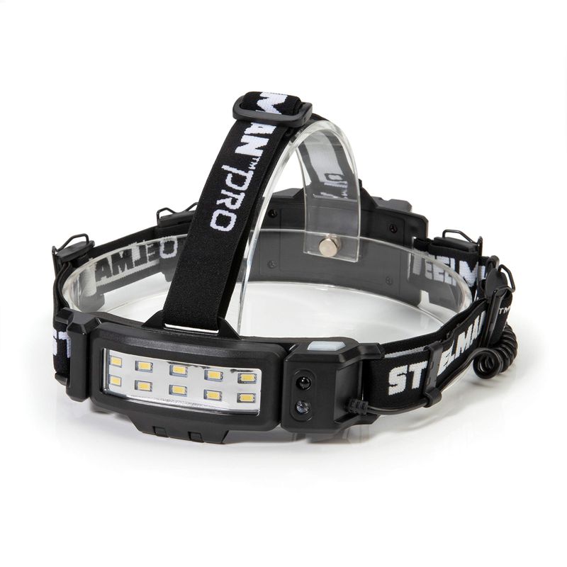 Steelman Pro Slim Profile Rechargeable LED Motion Activated Headlamp ...