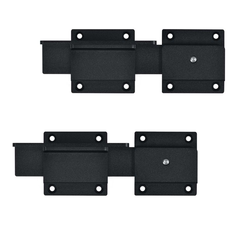 Lumiadot Flip Gate Latch Lock with Padlock Hole 2Pack, 3.5mm Heavy Duty ...