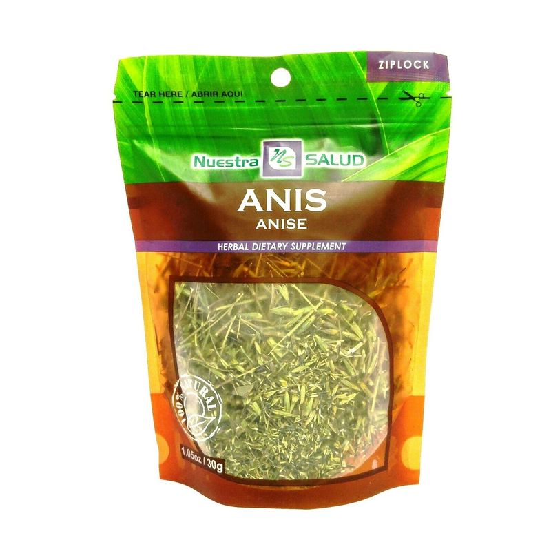 Anís Te Infusión de hierbas Anise Tea (30 g) Té de apoyo digestivo Zip ...