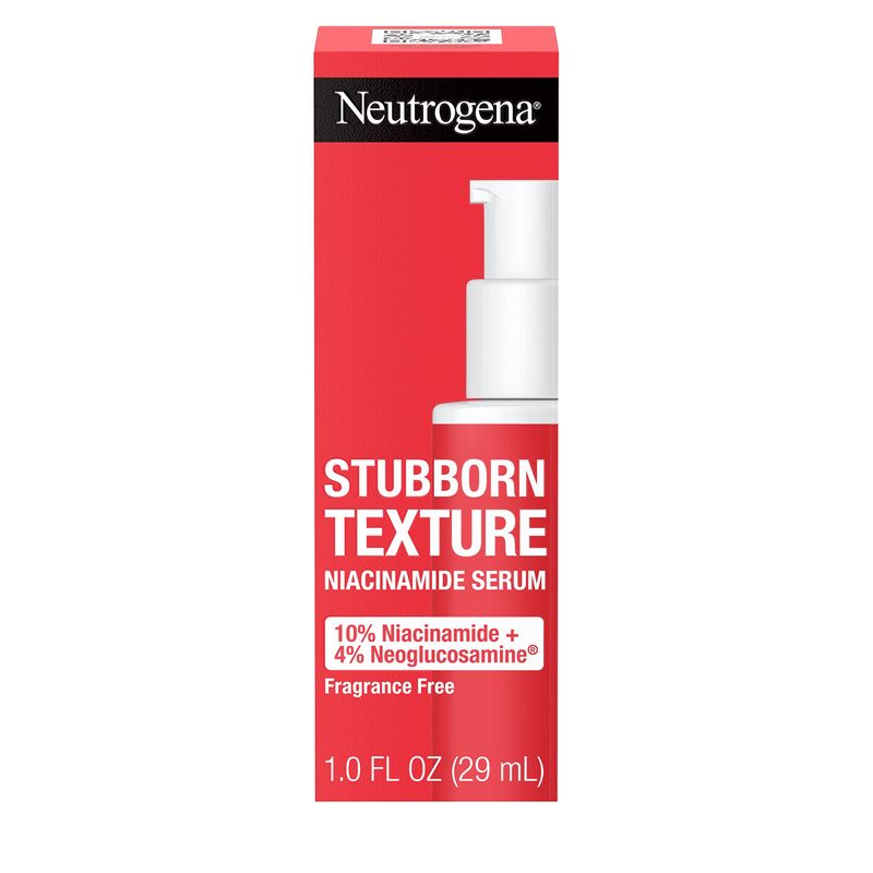 Neutrogena Stubborn Texture Resurfacing Serum With 10% Niacinamide & 4% ...