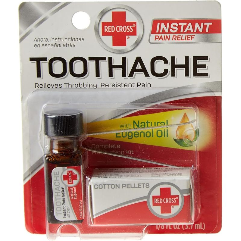 Red Cross Toothache Complete Medication Kit 0.12 oz (Pack of 4 ...