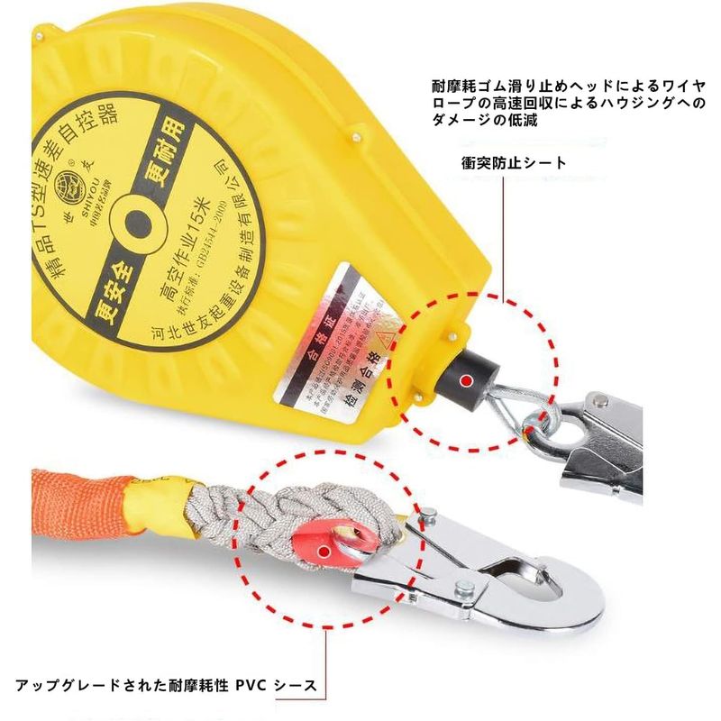 Safety Rope Fall Prevention Block Safety Block Fall Prevention Device ...