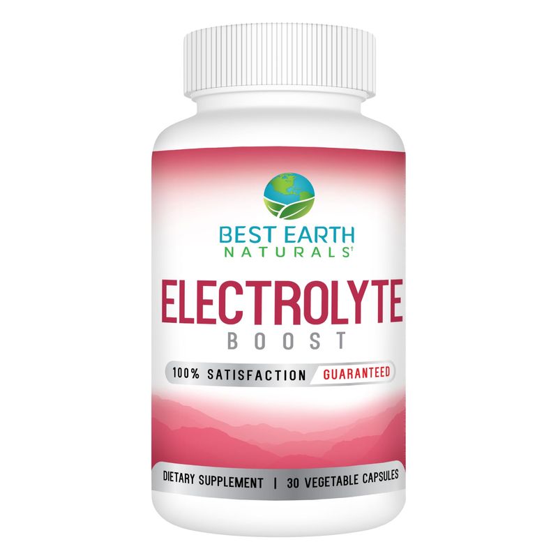 Best Earth Naturals Electrolyte Support Supplement - Support Electrolyte Balance with Vitamin D ...