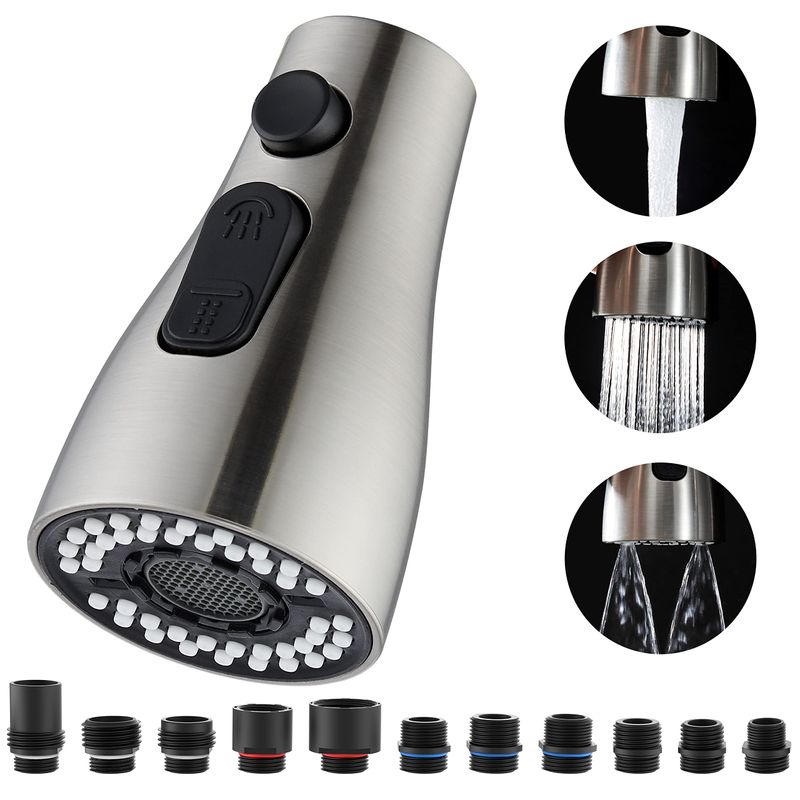 Kitchen Faucet Sprayer Head Replacement - Pull Down Faucet Spray Head ...