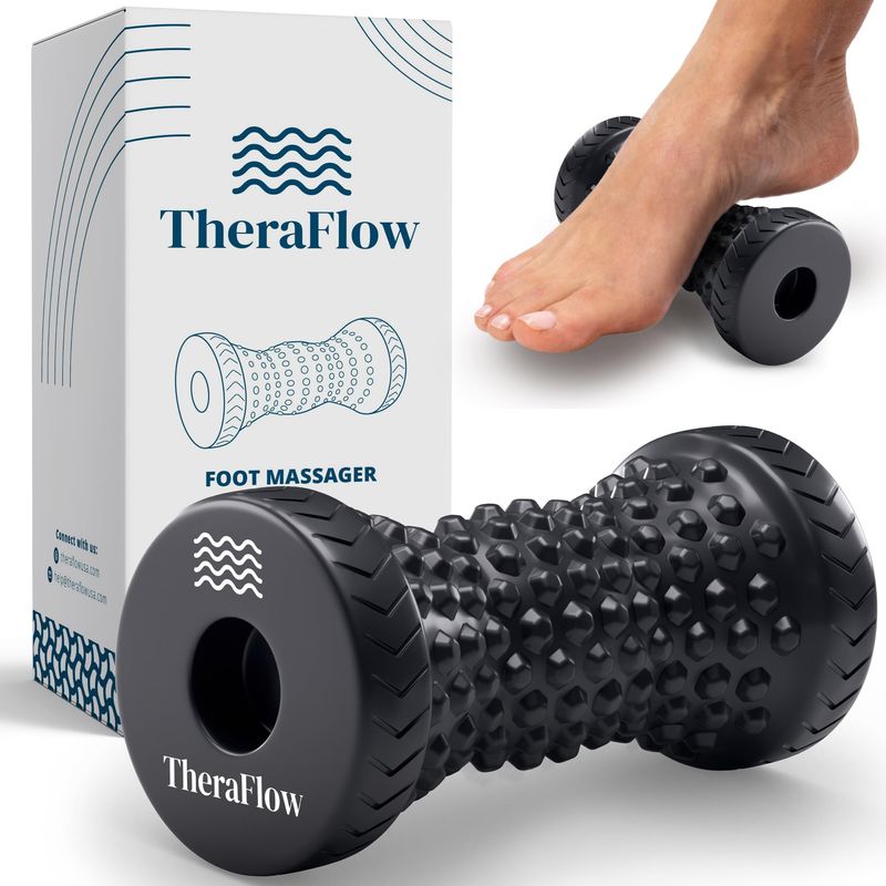 TheraFlow Portable Plantar Fasciitis Massager - Acupressure Foot ...