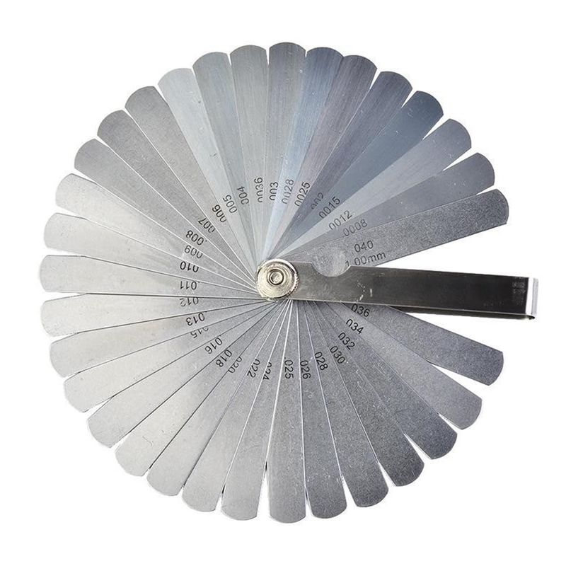 Renjzle Thickness Gauge, Gap Gauge, Gap Inspection Tool, Set of 32 ...