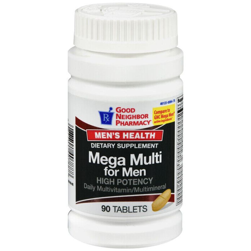 GNP MEGA MULTIVITAMIN FOR MEN TAB 90 CT - Online Marketplace - EveryMarket