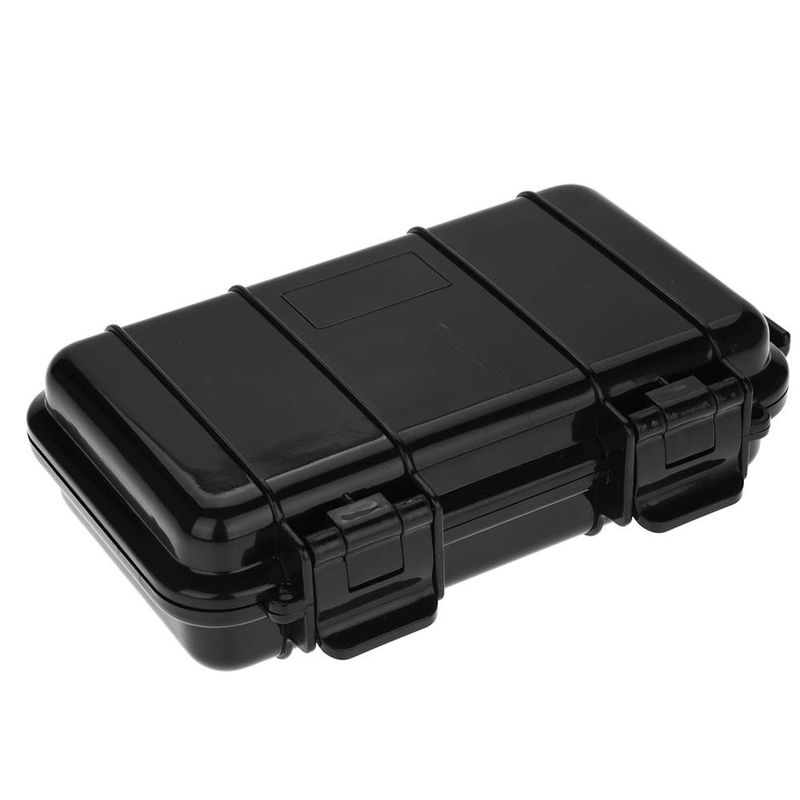 DEWIN Waterproof Box, Outdoor Survival Box, Luggage Tag, Blue Survival ...