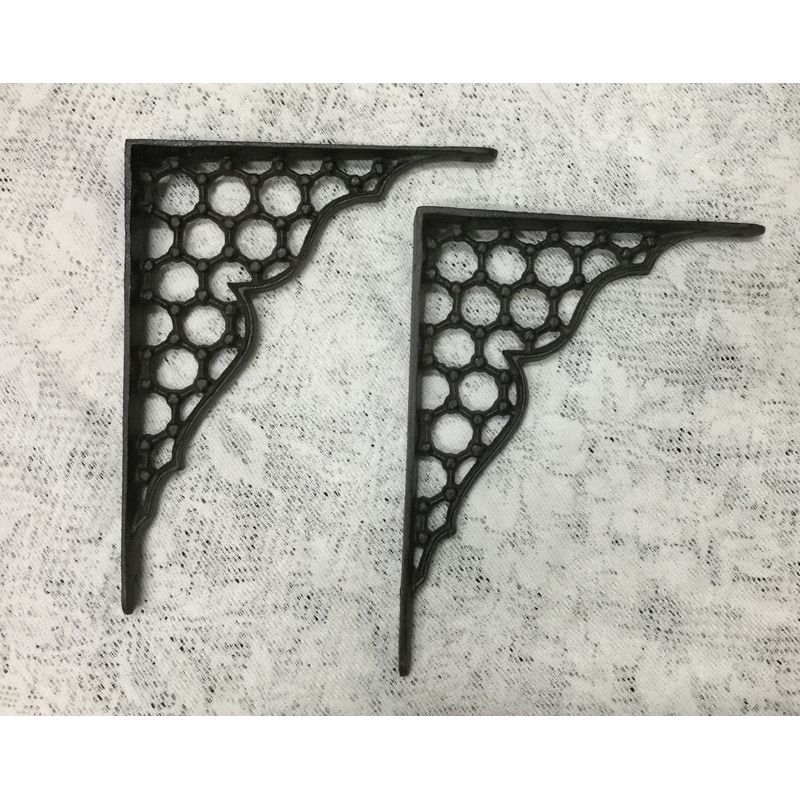 Cast Iron Webbed Corner Brace Set Of 2 - Online Marketplace - EveryMarket