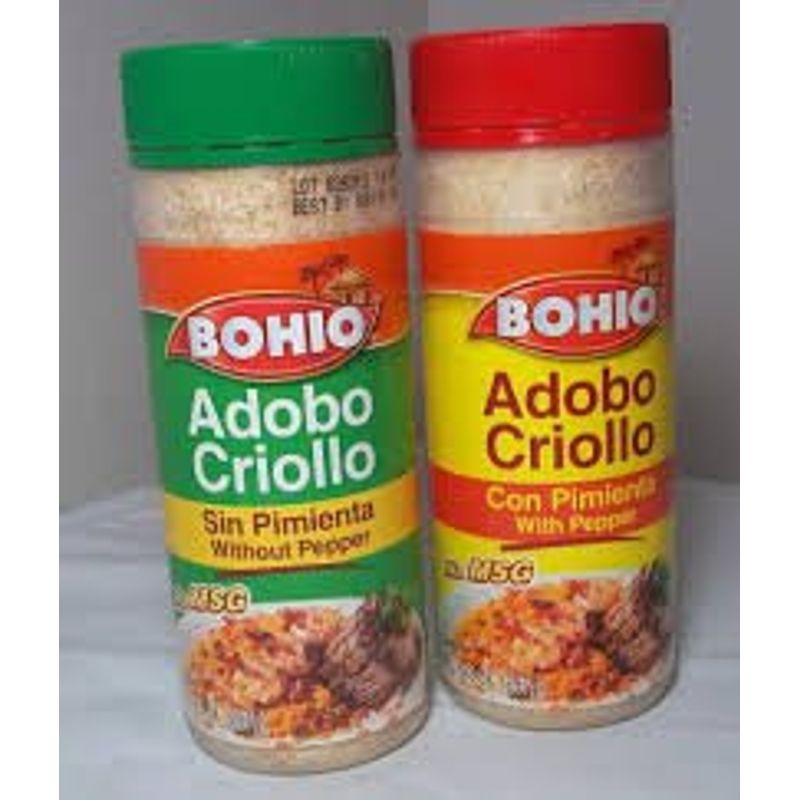 BOHIO Adobo Value Pack - 1 Adobo with Pepper & 1 Adobo w/o Pepper - 16. ...