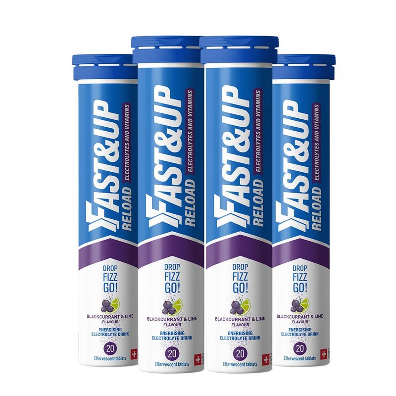 Fast&Up Reload – Blackcurrant & Lime Flavour – 80 Effervescent Tablets ...