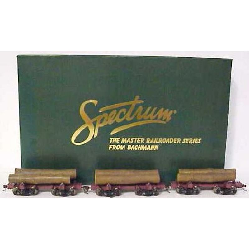 Micro-Mark Bachmann Spectrum® Skeleton Log Car w/Logs (Box of 3 Cars ...