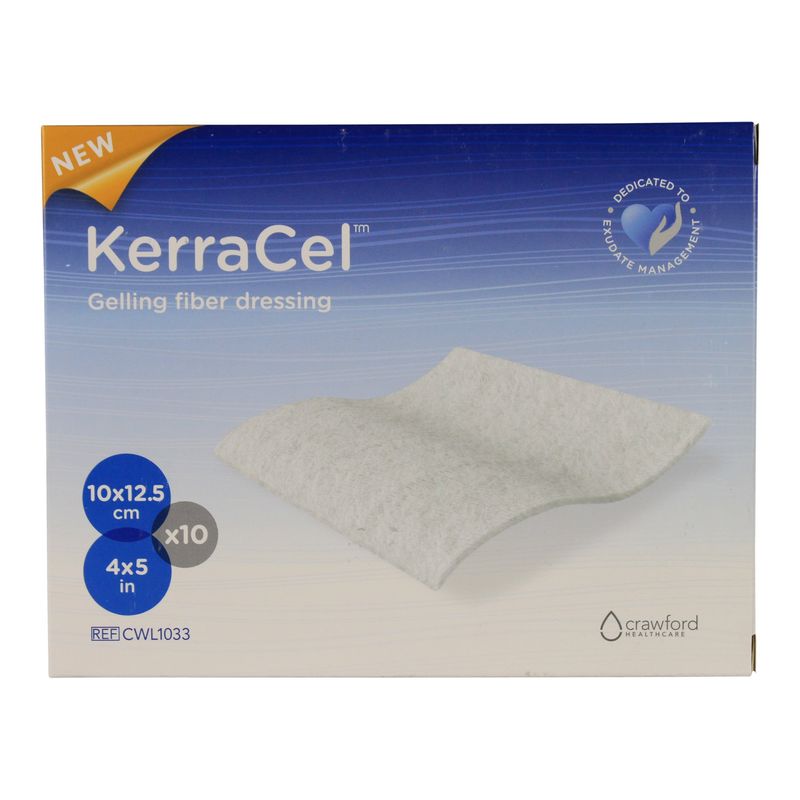 KerraCel 4"x 5" Gelling Fiber Wound Dressing (CWL1033) - Absorbs and ...