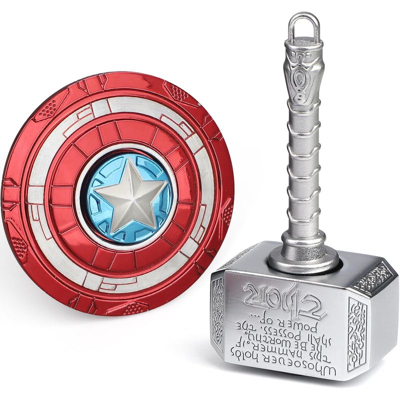 Fidget Spinner Hammer Hand Spinner Toys for Kids Adult, Metal Finger ...