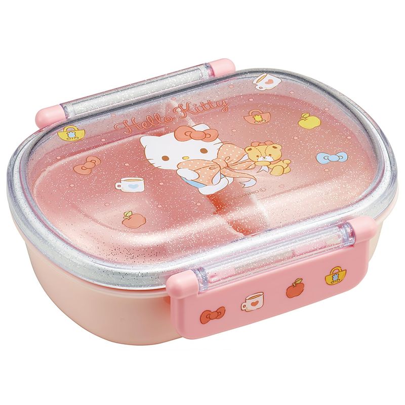 Skater QAF2BAAG Sanrio Hello Kitty Big Ribbon Girls' Lunch Box, 12.2 fl oz (360 ml), 12.2 fl oz ...