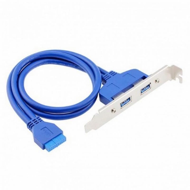 CY Cable Internal Dual Ports USB 3.0 Female Mount Panel to Motherboard ...