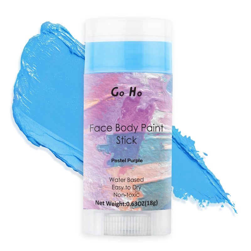 Go Ho Water Based Light Blue Face Body Paint Stick,Non-Toxic Face ...