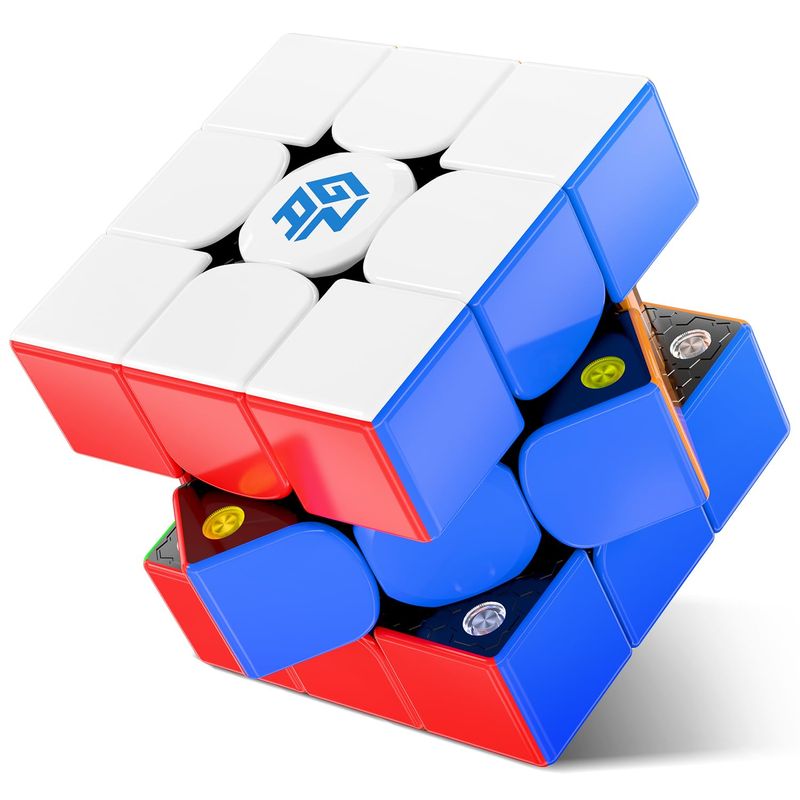GAN 356 M UV Coated, Speed Cube 3x3 Magnetic Stickerless 356M Speedcube ...