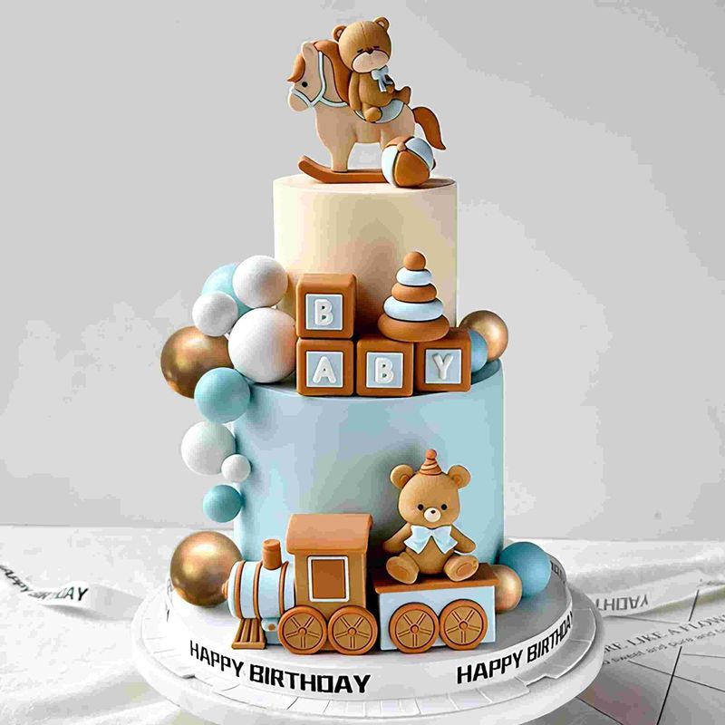 Roaring Good Time Teddy Bear Cake Decoration Teddy Bear Cake Decoration ...