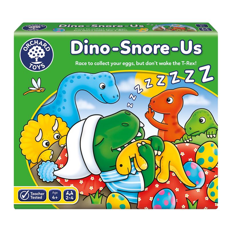Orchard Toys Dino-Snore-Us Game, A fun Dinosaur Themed Board Game for ...