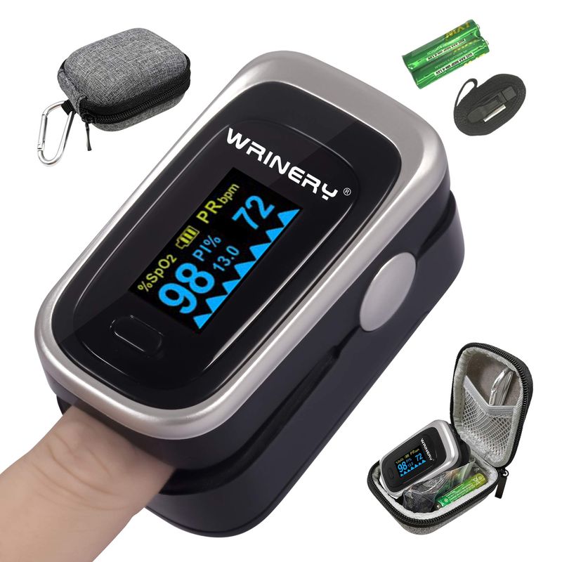 WRINERY Oxygen Saturation Monitor, Pulse Oximeter Fingertip, Oxygen ...