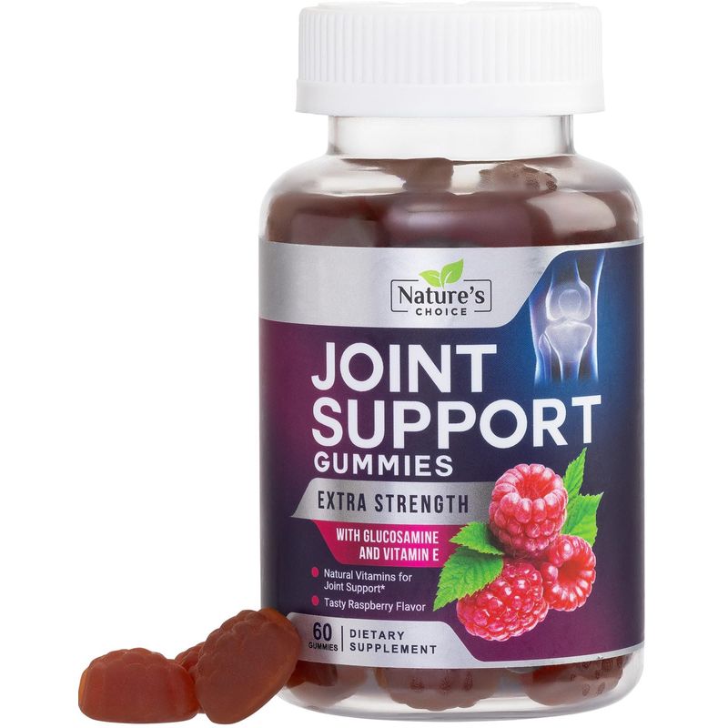 Joint Support Gummies Extra Strength Glucosamine Gummy with Vitamin E ...