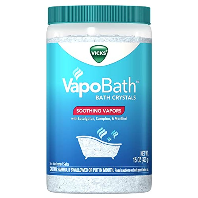 Vicks VapoBath, Bath Salts, Bath Bomb, Non-Medicated Bath Crystals ...