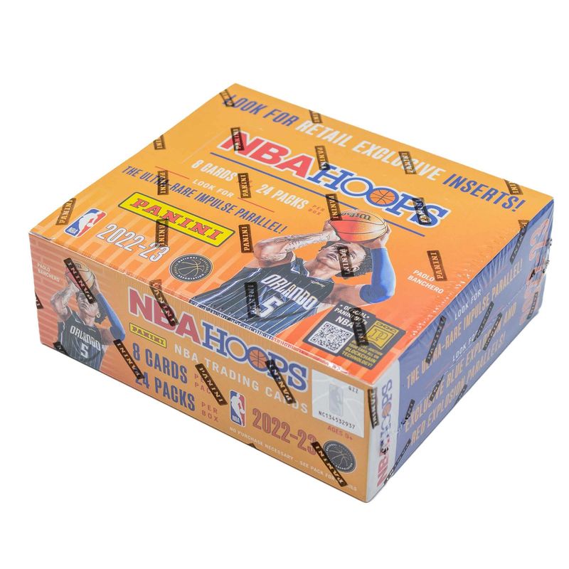 2022-23 Hoops Nba Basketball Retail Box 24 Packs Per Box 8 Cards Per ...