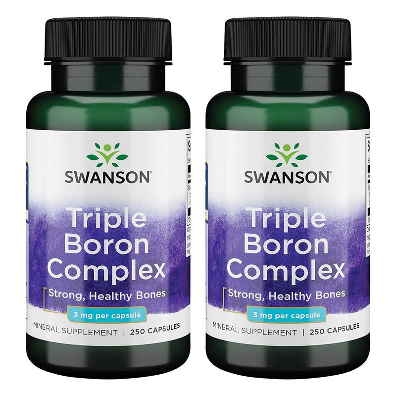 Swanson Triple Boron Complex - Bone Health and Joint Support Mineral ...
