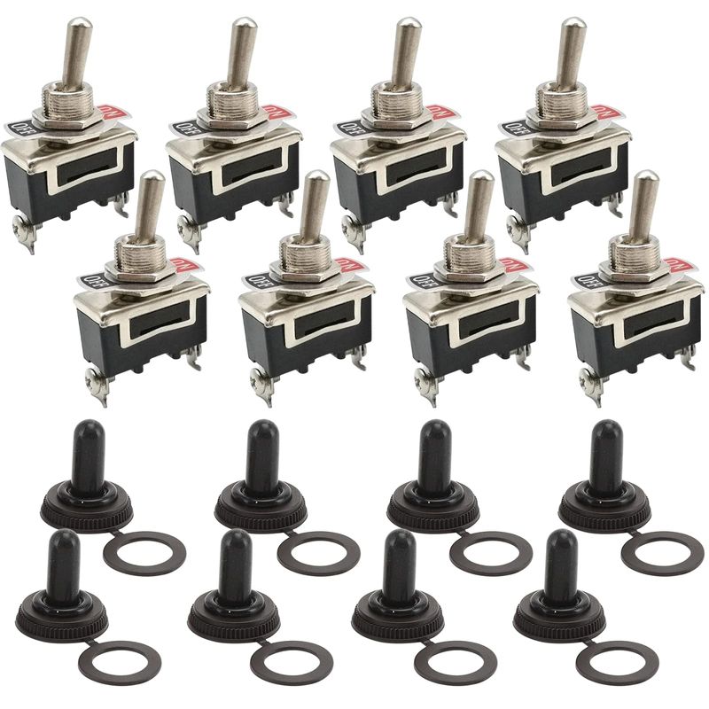 Car Toggle Switch 12-24V/15A Waterproof Protective Cap with 2 Pin ...