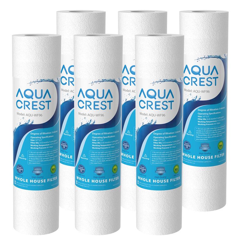 AQUA CREST AP110 Whole House Water Filter, Sediment Filter, 5 Micron ...