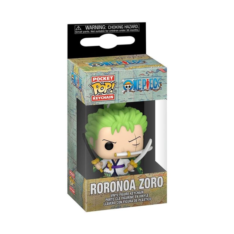 Funko Pop! Keychain: One Piece - Roronoa Zoro - Lorenor Zorro ...