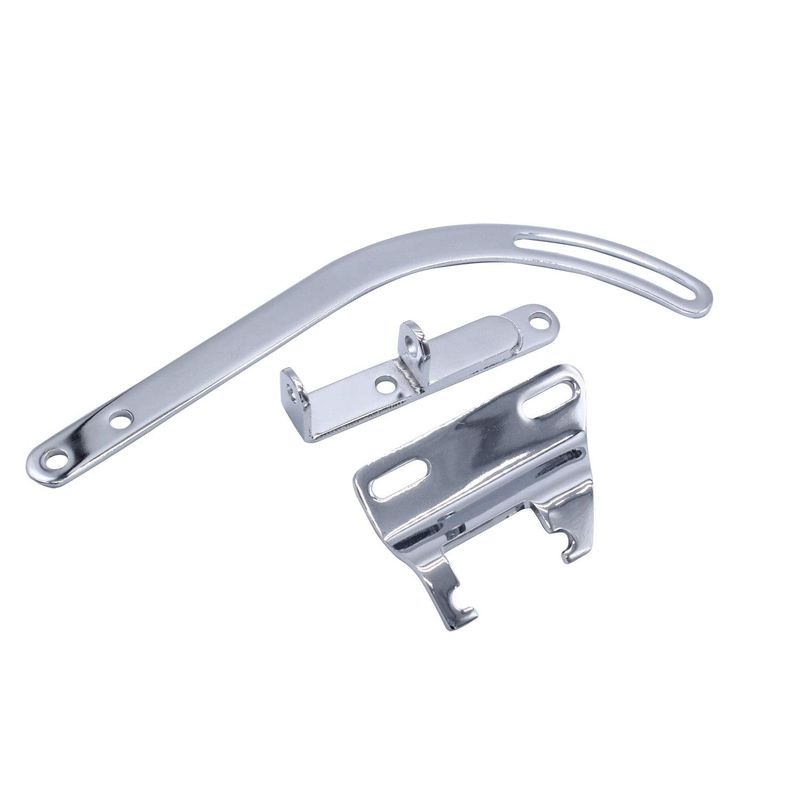 Small Block Alternator Bracket Kit Chrome Compatible for SBC Small ...