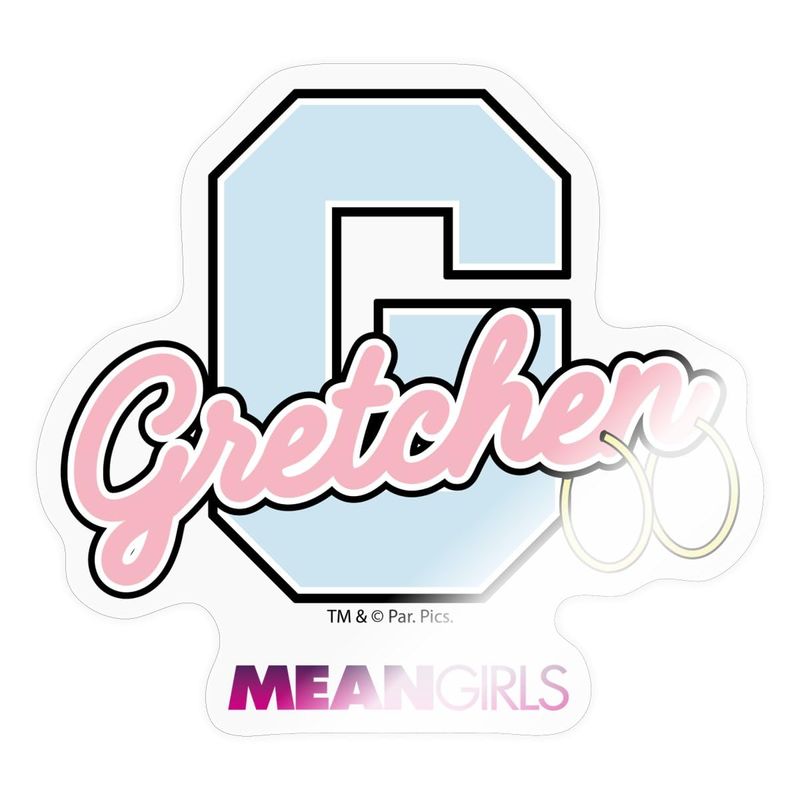 Spreadshirt Mean Girls Plastics Gretchen Logo Sticker 10 x 10 cm ...