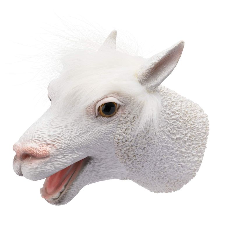 Yolococa Alpaca Puppet Lama Head Puppets Realistic Soft Latex Rubber ...