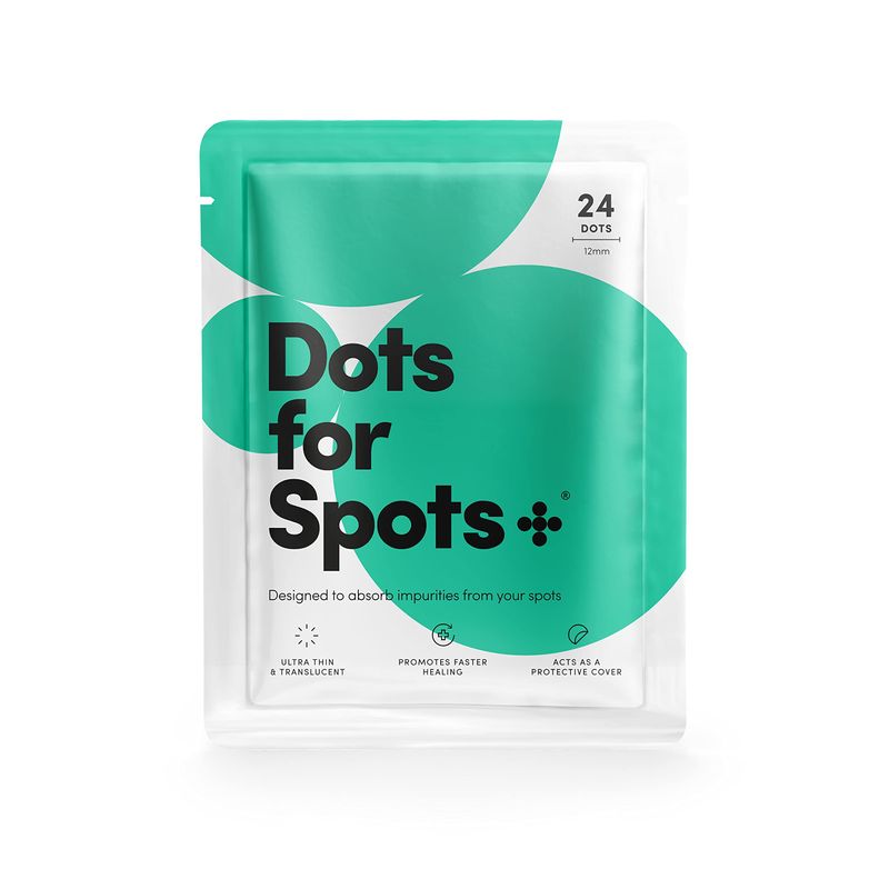 Dots for Spots Acne Patches - Pack of 24 Translucent Hydrocolloid ...