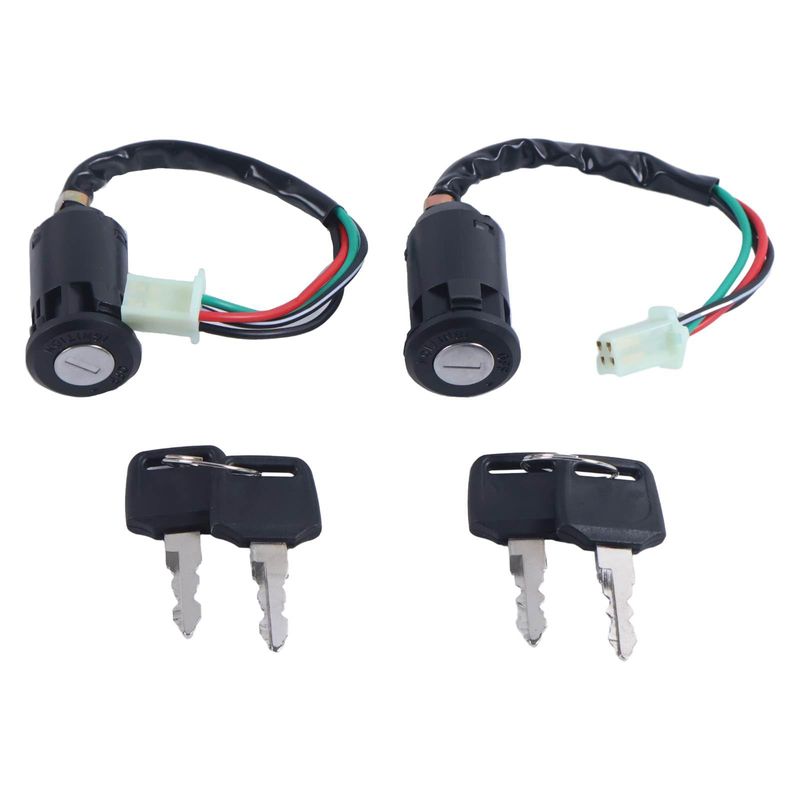 NETYANPI 2X Ignition Key Switches for Hawk 110 TaoTao Coolster Sunl ...