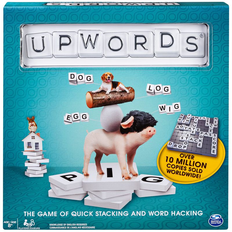 Upwords, The Game of Quick Stacking & Word Hacking with Stackable ...