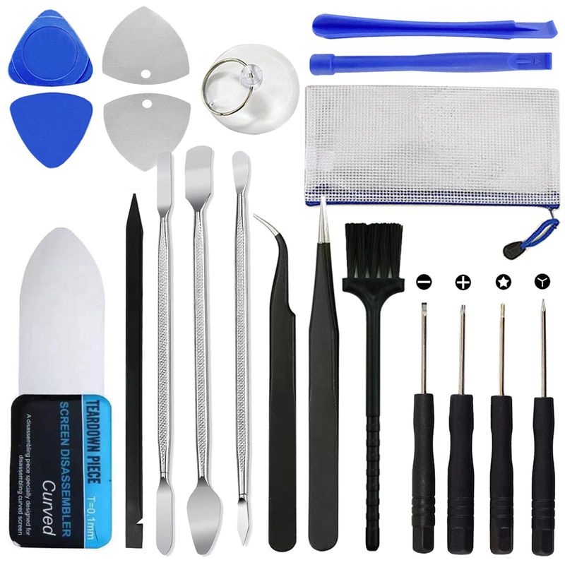 Haojiaho 20-Piece Cell Phone Repair Tool, Disassembly and Repair of ...