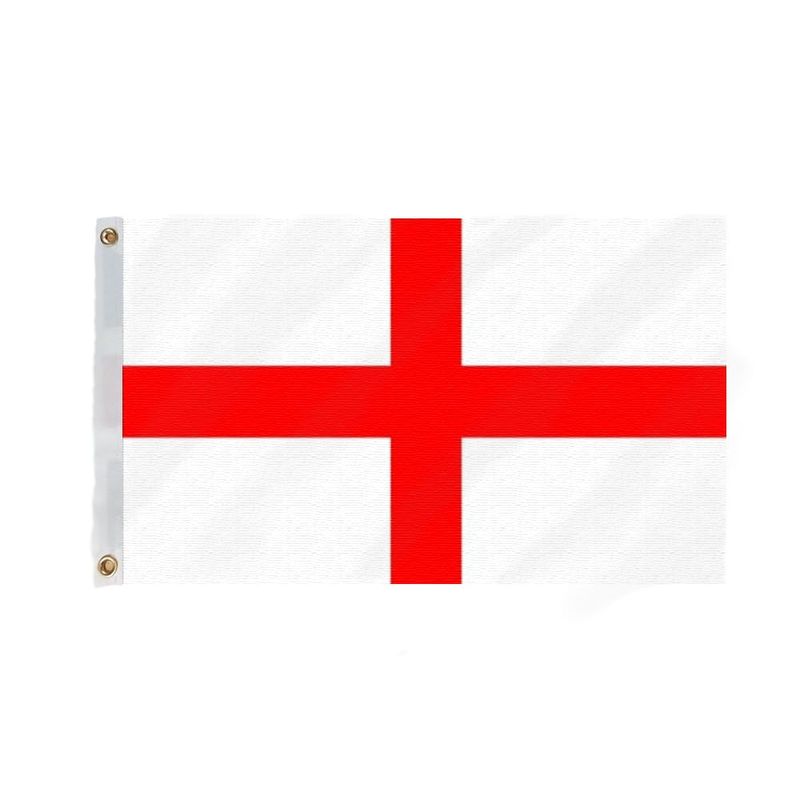 England St George Flag 5ft x 3ft - 75 Denier - Double Stiched Hem - 100 ...