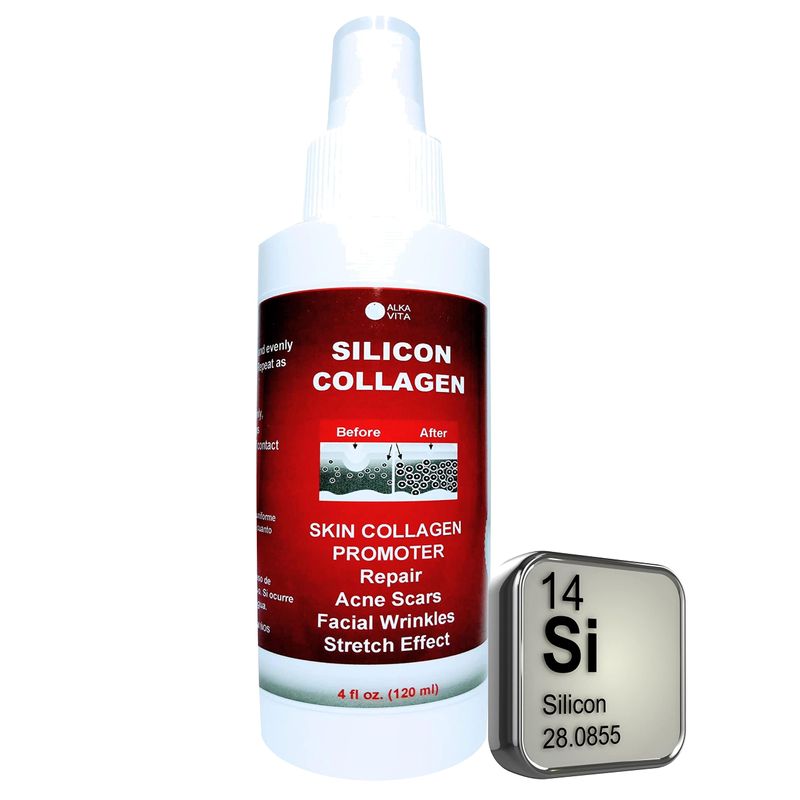 Silicon & Collagen Topical Spray Facial Skin Wrinkle Tensor Effect ...