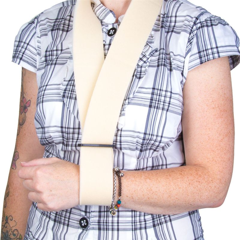 Adjustable Foam Arm Sling - Universal Size Broken/Sprained Muscle ...