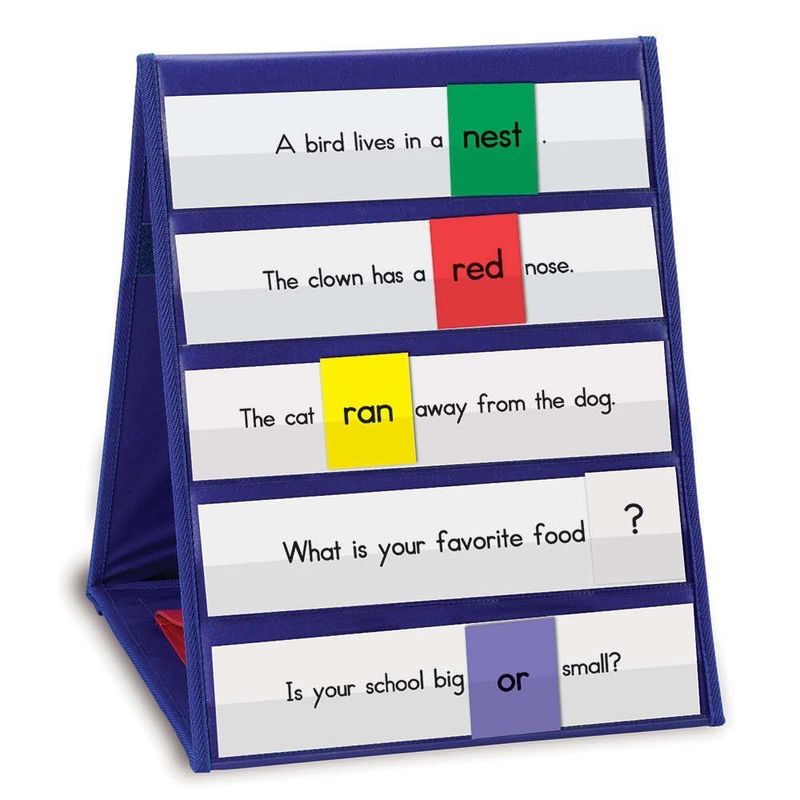 Learning Resources Tabletop Pocket Chart, Classroom Tool Brown/a, 0.9 ...